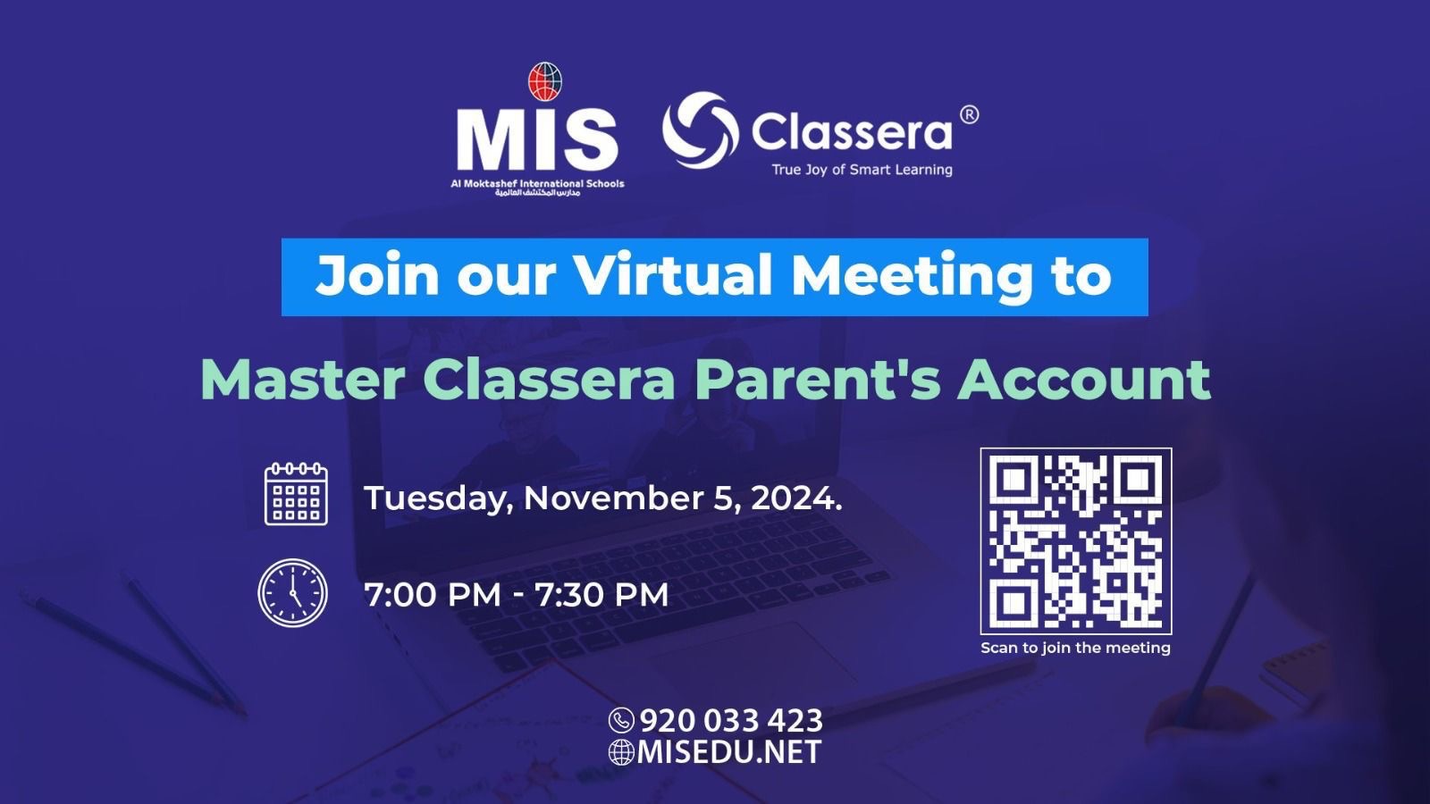Classera Parent’s account – MIS