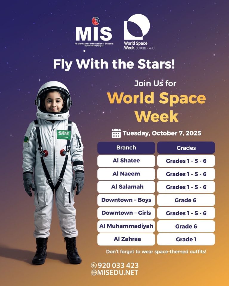 Explore the Universe in World Space Week! 🌌 – MIS
